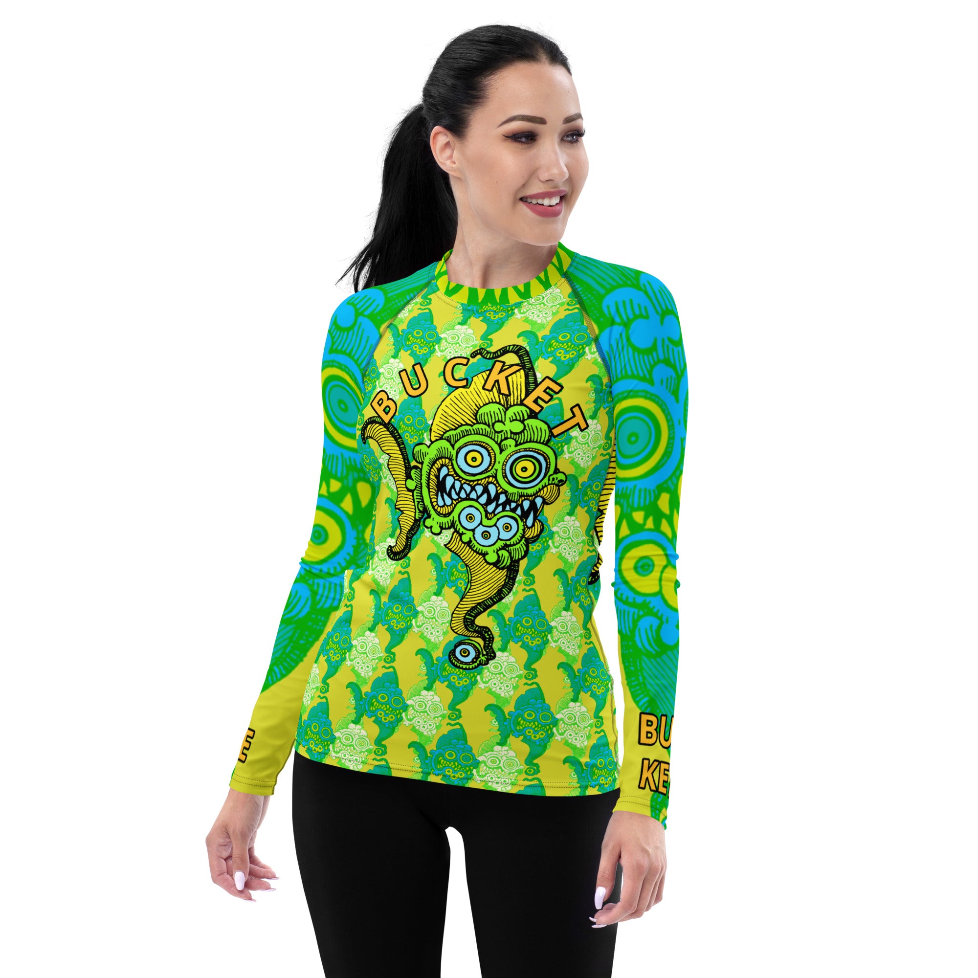 6 Eye Special Women's Rash Guard – BucketInk